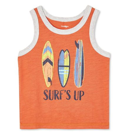 Click here for George Baby Boys Ringer Tank Top Orange 0-3 Months prices