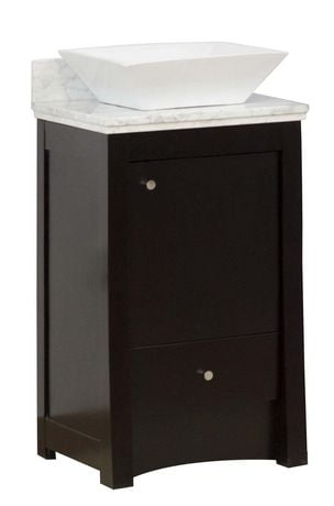 Click here for American Imaginations 19.75-In. W Vanity Set Walnu... prices