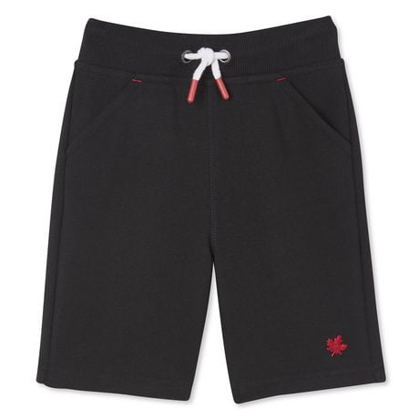 Click here for Canadiana Toddler Boys French Terry Short Black 5T prices