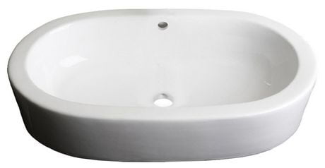 Click here for American Imaginations 25.25-In. W Vessel White Whi... prices