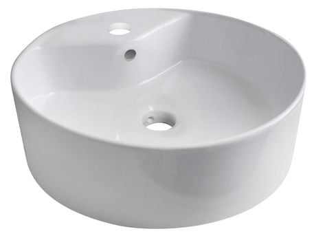 Click here for American Imaginations 18.25-In. W Vessel White Whi... prices