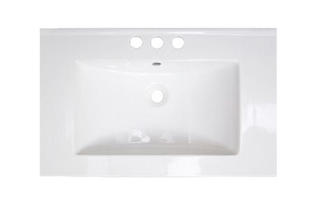 Click here for American Imaginations 24.25-In. W Ceramic Top Whit... prices