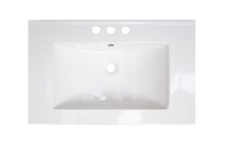 Click here for American Imaginations 23.75-In. W Ceramic Top Whit... prices