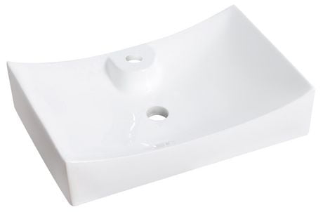 Click here for American Imaginations 26-In. W Vessel White White... prices