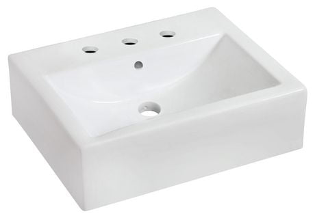 Click here for American Imaginations 20.25-In. W Vessel White Whi... prices