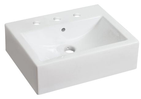 Click here for American Imaginations 20.25-In. W Vessel White Whi... prices