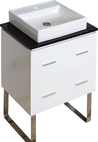 Click here for American Imaginations 24-In. W Vanity Set White Wh... prices