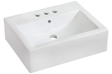 Click here for American Imaginations 20.25-In. W Vessel White Whi... prices