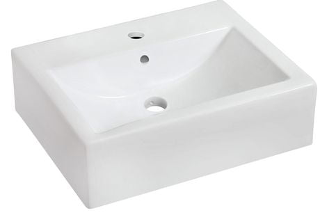 Click here for American Imaginations 20.25-In. W Vessel White Whi... prices