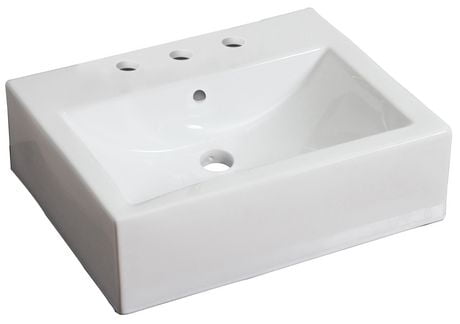 Click here for American Imaginations 21-In. W Vessel White White... prices