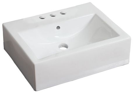 Click here for American Imaginations 21-In. W Vessel White White... prices