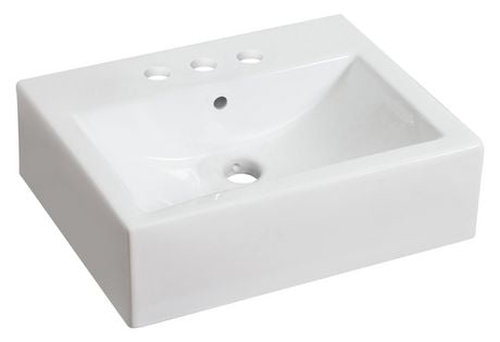 Click here for American Imaginations 20.25-In. W Vessel White Whi... prices