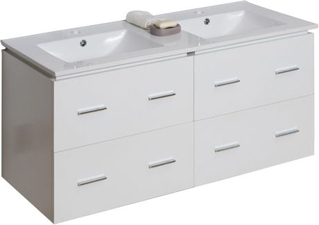 Click here for American Imaginations 48-In. W Vanity Set White Wh... prices