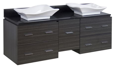 Click here for American Imaginations 60-In. W Vanity Set Grey Gre... prices
