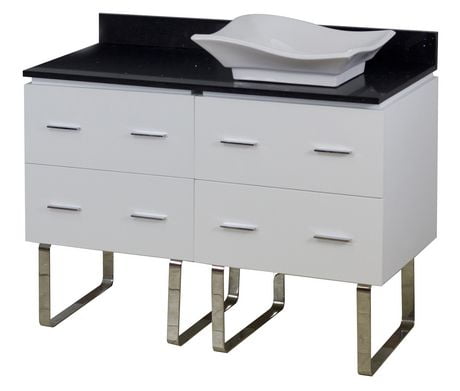 Click here for American Imaginations 48-In. W Vanity Set White Wh... prices