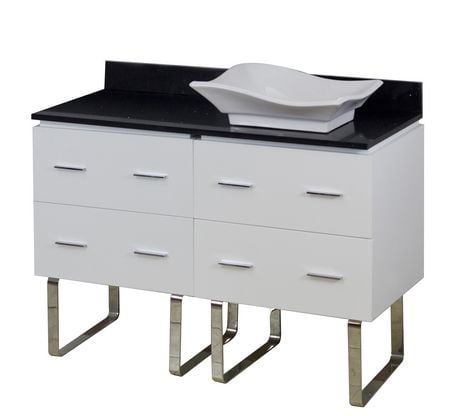 Click here for American Imaginations 48-In. W Vanity Set White Wh... prices