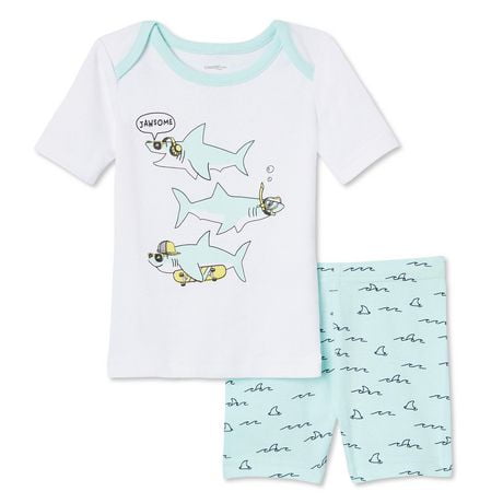 Click here for George Baby Boys Cotton Short Pajamas 2-Piece Set... prices