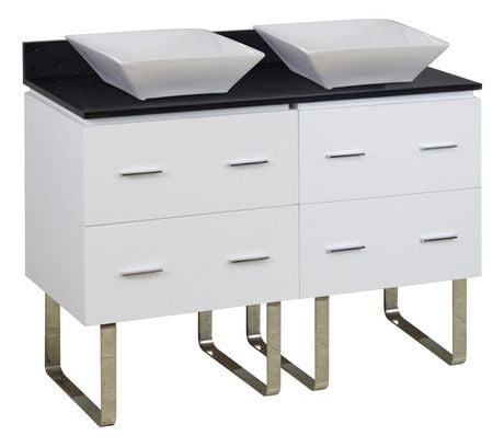 Click here for American Imaginations 48-In. W Vanity Set White Wh... prices