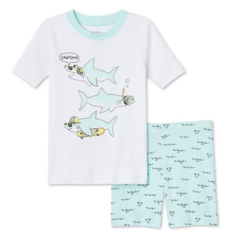 Click here for George Toddler Boys Cotton Short 2-Piece Set Turqu... prices