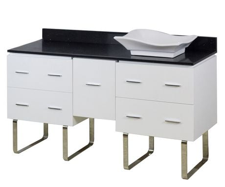 Click here for American Imaginations 60-In. W Vanity Set White Wh... prices