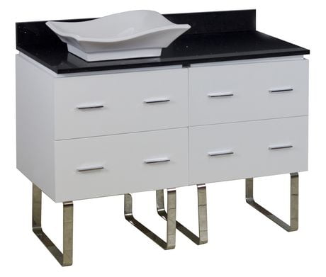Click here for American Imaginations 48-In. W Vanity Set White Wh... prices