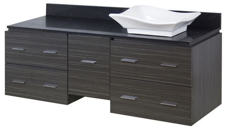 Click here for American Imaginations 60-In. W Vanity Set Grey Gre... prices