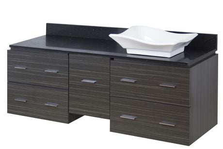 Click here for American Imaginations 60-In. W Vanity Set Grey Gre... prices
