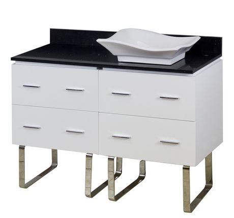 Click here for American Imaginations 48-In. W Vanity Set White Wh... prices