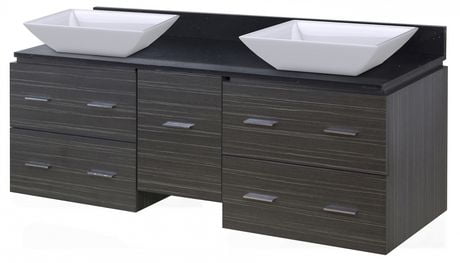 Click here for American Imaginations 60-In. W Vanity Set Grey Gre... prices