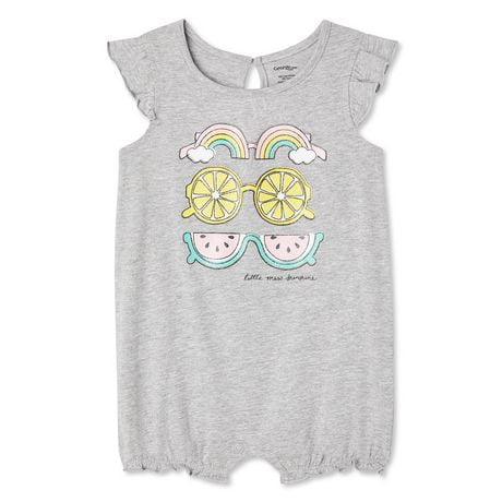 Click here for George Baby Girls Jersey Romper Grey 18-24 Months prices
