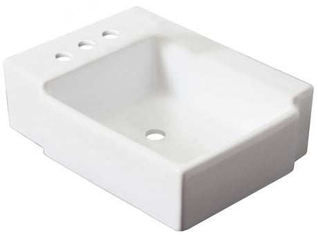 Click here for American Imaginations 16.25-In. W Vessel White Whi... prices
