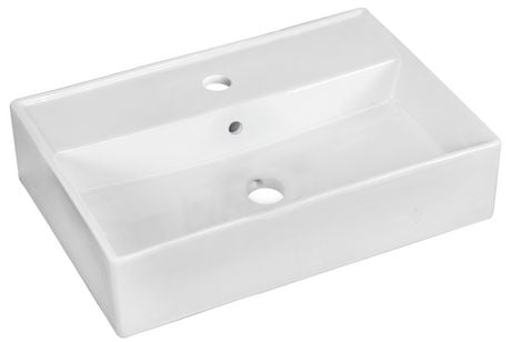 Click here for American Imaginations 19.75-In. W Vessel White Whi... prices