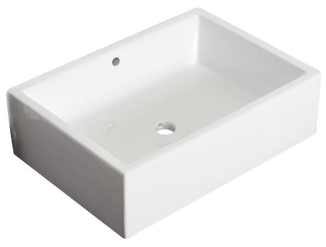 Click here for American Imaginations 20-In. W Vessel White White... prices