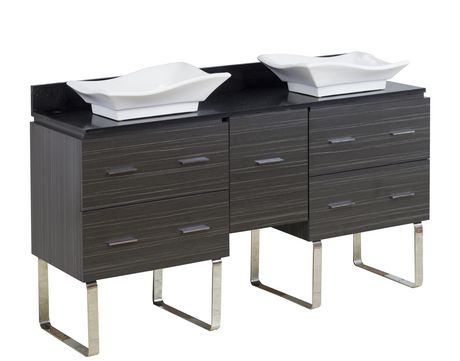 Click here for American Imaginations 60-In. W Vanity Set Grey Gre... prices