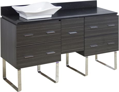 Click here for American Imaginations 60-In. W Vanity Set Grey Gre... prices