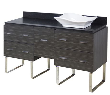 Click here for American Imaginations 60-In. W Vanity Set Grey Gre... prices