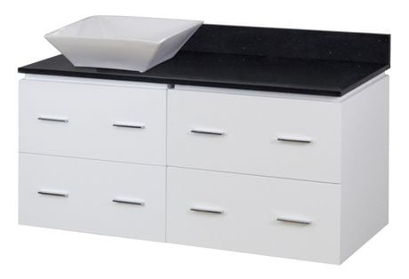 Click here for American Imaginations 48-In. W Vanity Set White Wh... prices