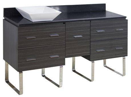 Click here for American Imaginations 60-In. W Vanity Set Grey Gre... prices