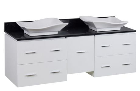 Click here for American Imaginations 60-In. W Vanity Set White Wh... prices