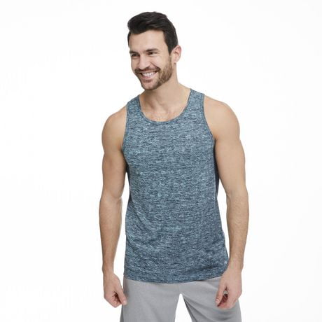 Click here for Athletic Works Mens Jacquard Tank Blue S prices