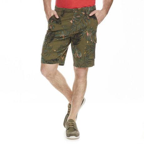Click here for George Mens Printed Flex Waistband Cargo Short Gre... prices