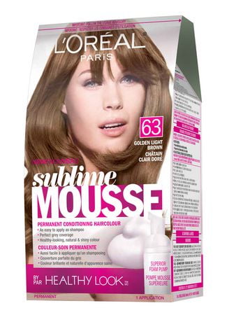 L'Oreal Healthy Look Sublime Mousse 63 Gold Light Brown - Walmart.ca