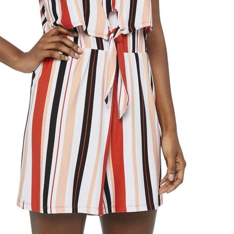 George Tie Front Romper | Walmart Canada