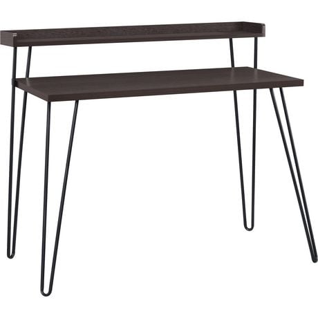 Ameriwood Home Haven Retro Computer Desk with Riser, Olive Green with ...