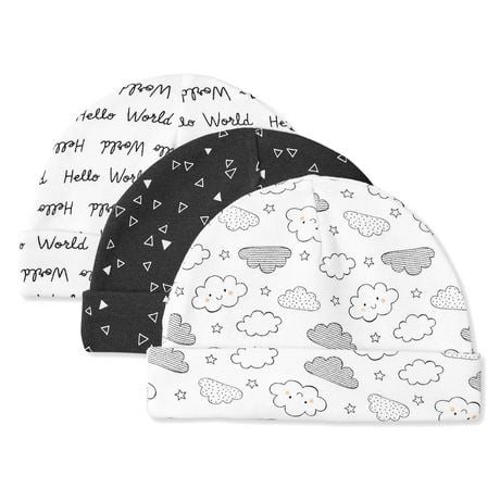 George Baby Girls' 3-Pack Caps | Walmart Canada