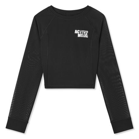 Athletic Works Girls' Mesh Crop Top | Walmart Canada