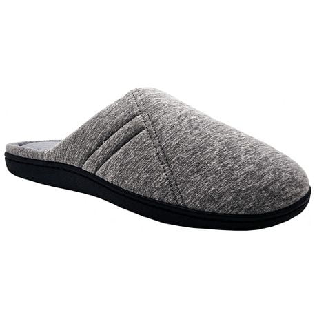 Isotoner® Men's Billy Jersey Slide Slippers, +M21+M20 - Walmart.ca