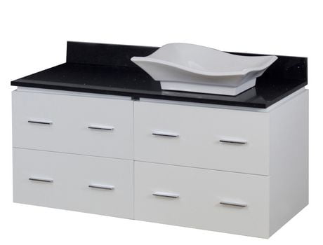 Click here for American Imaginations 48-In. W Vanity Set White Wh... prices