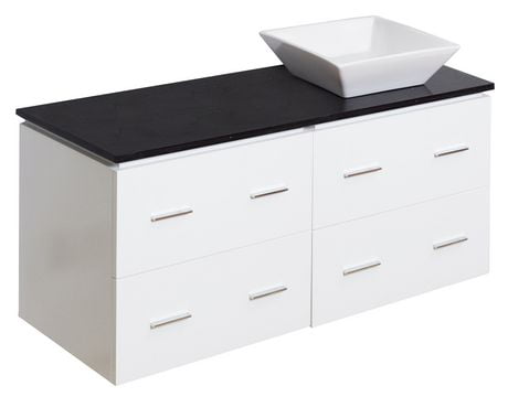 Click here for American Imaginations 48-In. W Vanity Set White Wh... prices