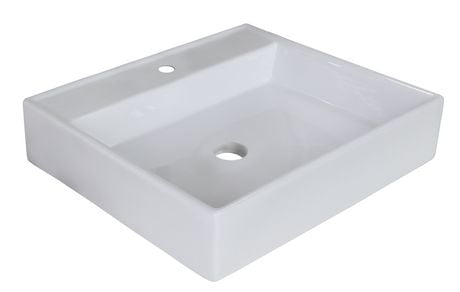 Click here for American Imaginations 17-In. W Vessel White White... prices